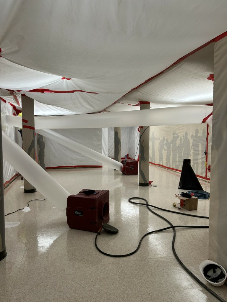 Asbestos Mastic Tile Removal Massachusetts Middle School
