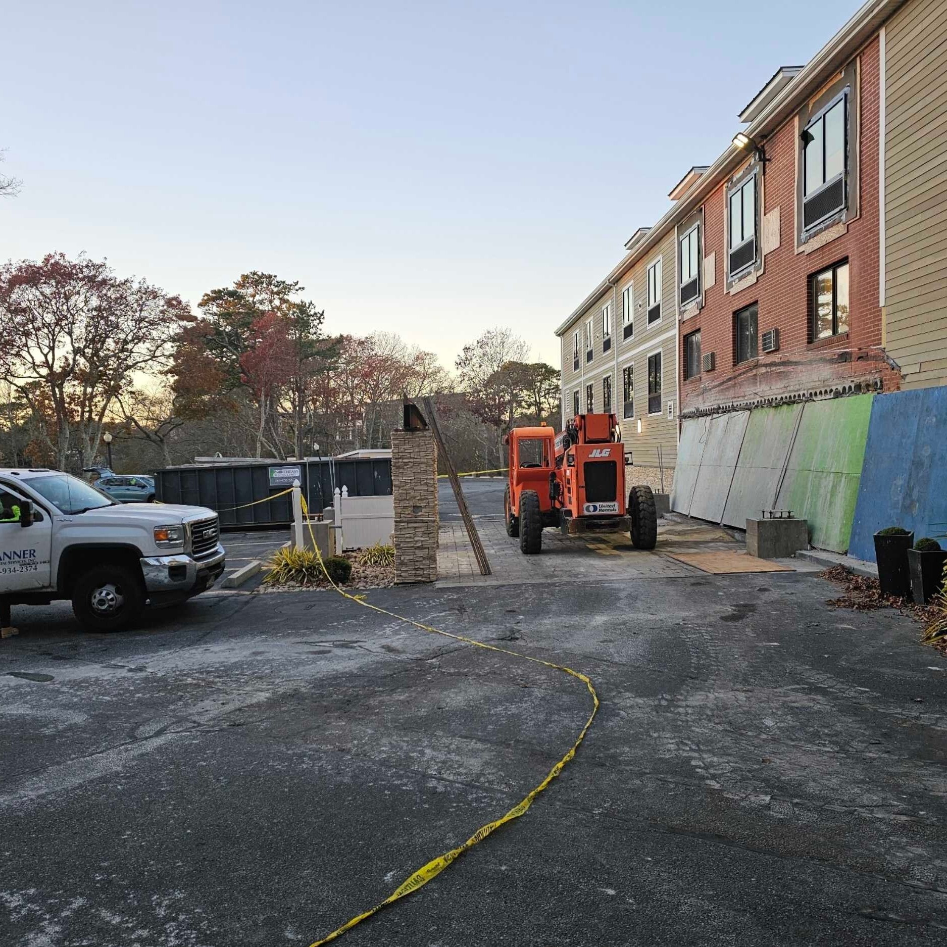 Transforming Space: Hotel Carport Demolition in Hyannis, MA