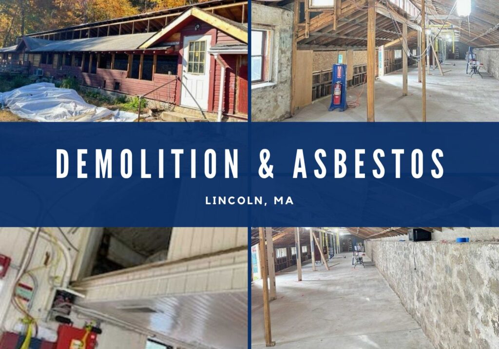 Selective Demolition and Asbestos Abatement at Mass Audubon in Lincoln, MA
