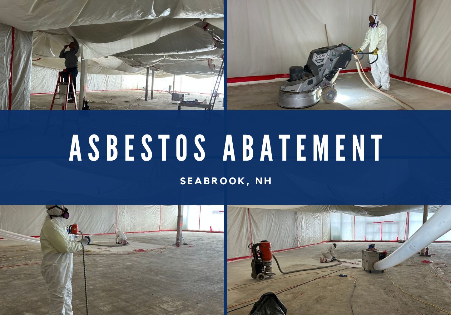 Asbestos Abatement for Large Commercial Space in Seabrook, NH