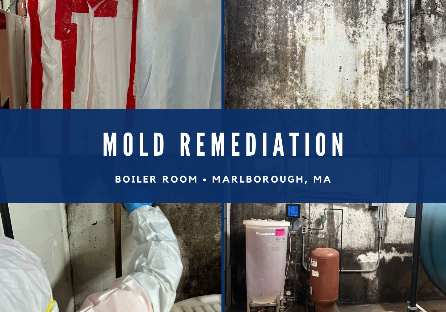 Mold Removal in Marlborough,, MA Boiler Room